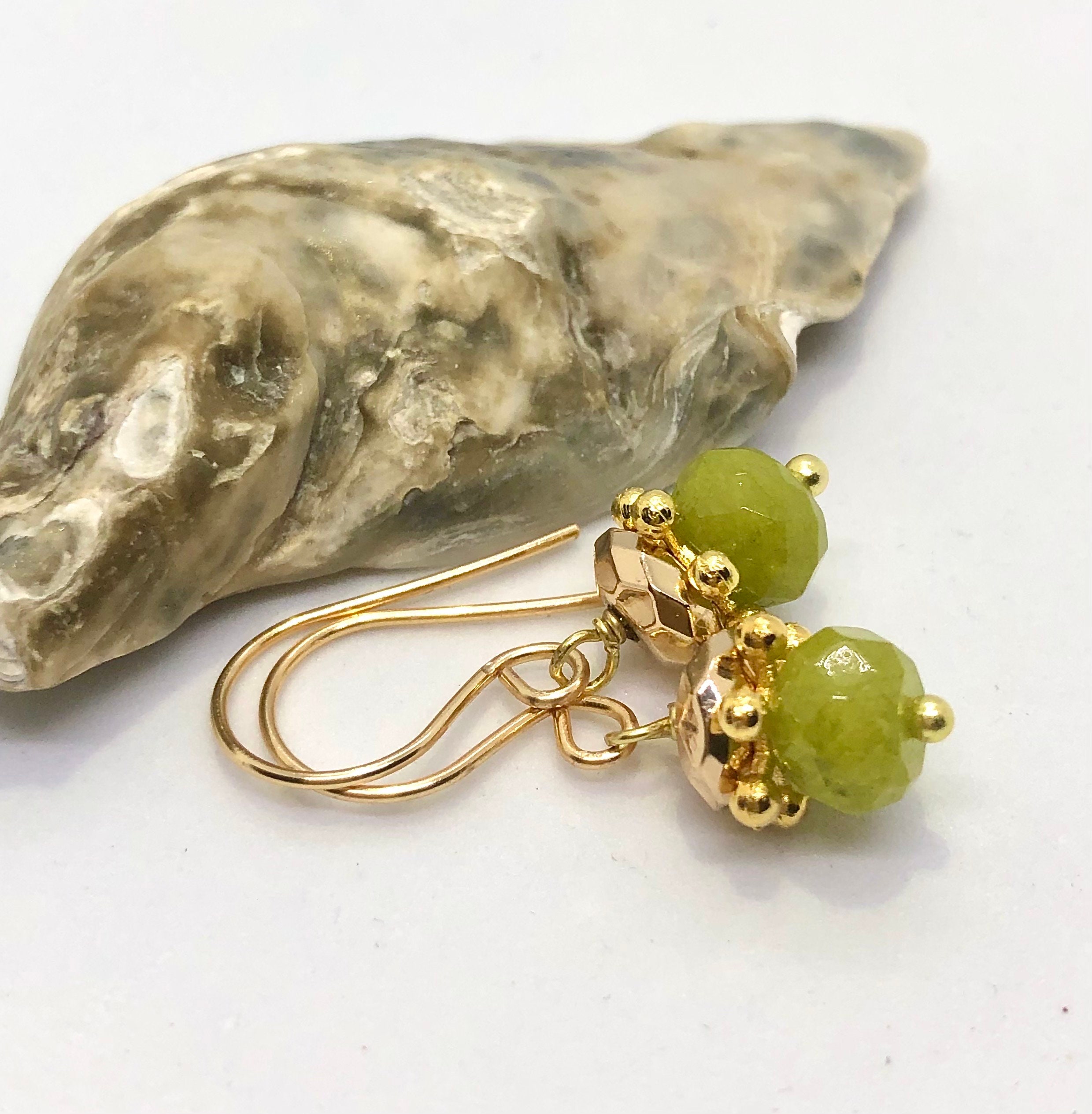 Peridot and Gold Hematite Artisan-made Gift for Her Special Occasion - Etsy