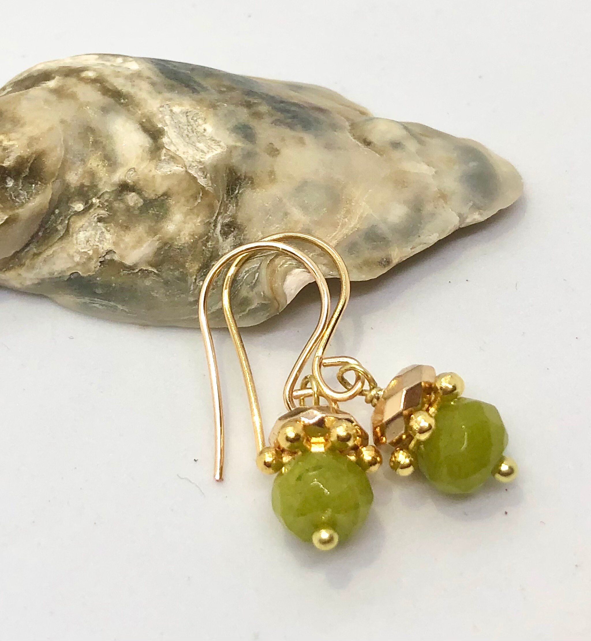 Peridot and Gold Hematite Artisan-made Gift for Her Special Occasion - Etsy