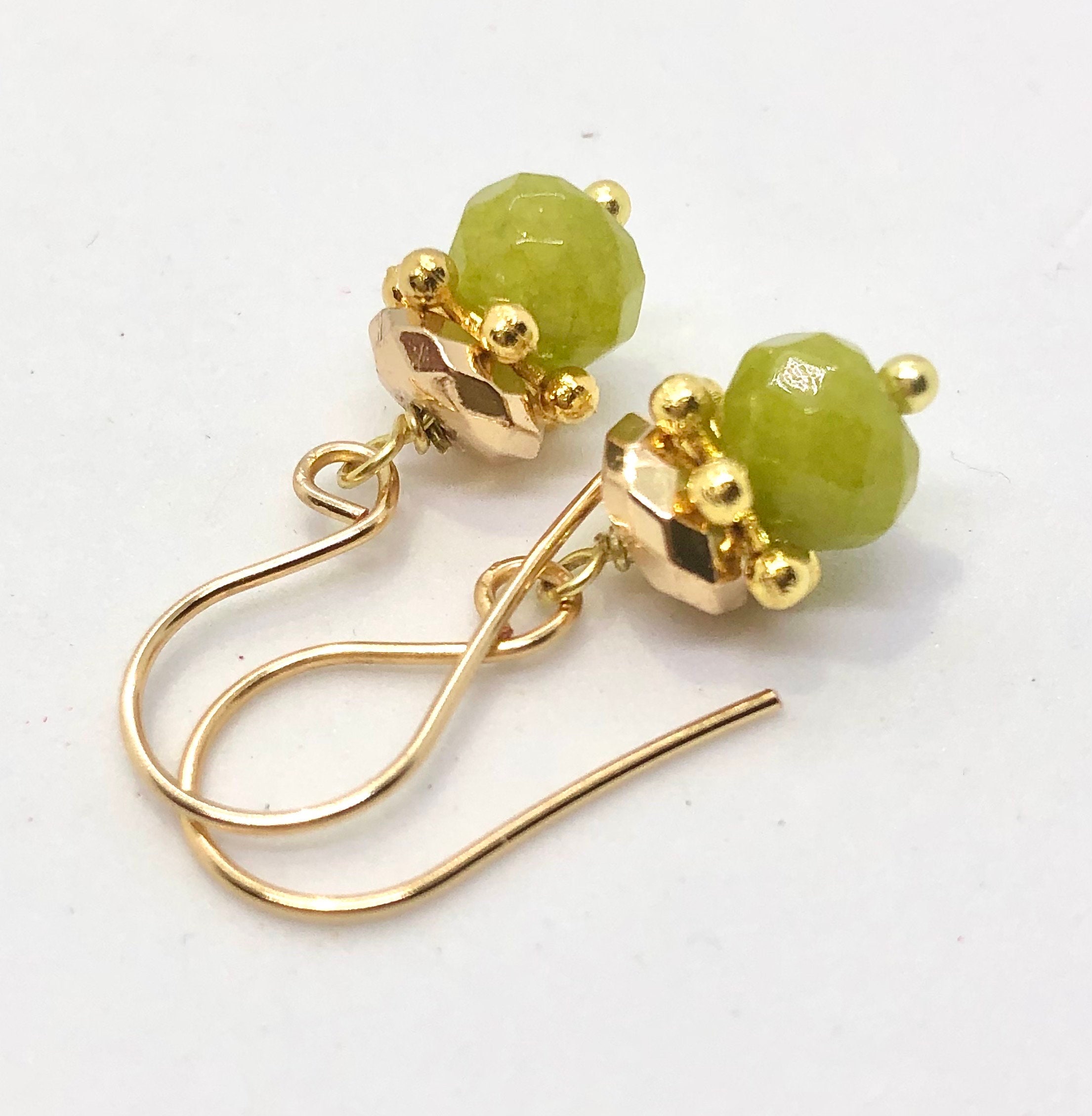 Peridot and Gold Hematite Artisan-made Gift for Her Special Occasion - Etsy