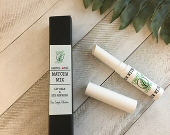 Matcha Lip Balm | Etsy