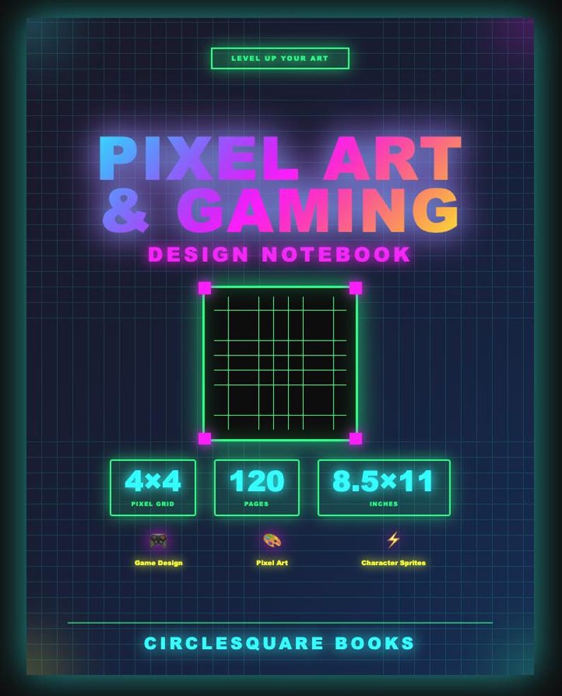Pixel Art Notebook PDF | Minecraft Build Planner Printable | Gaming ...