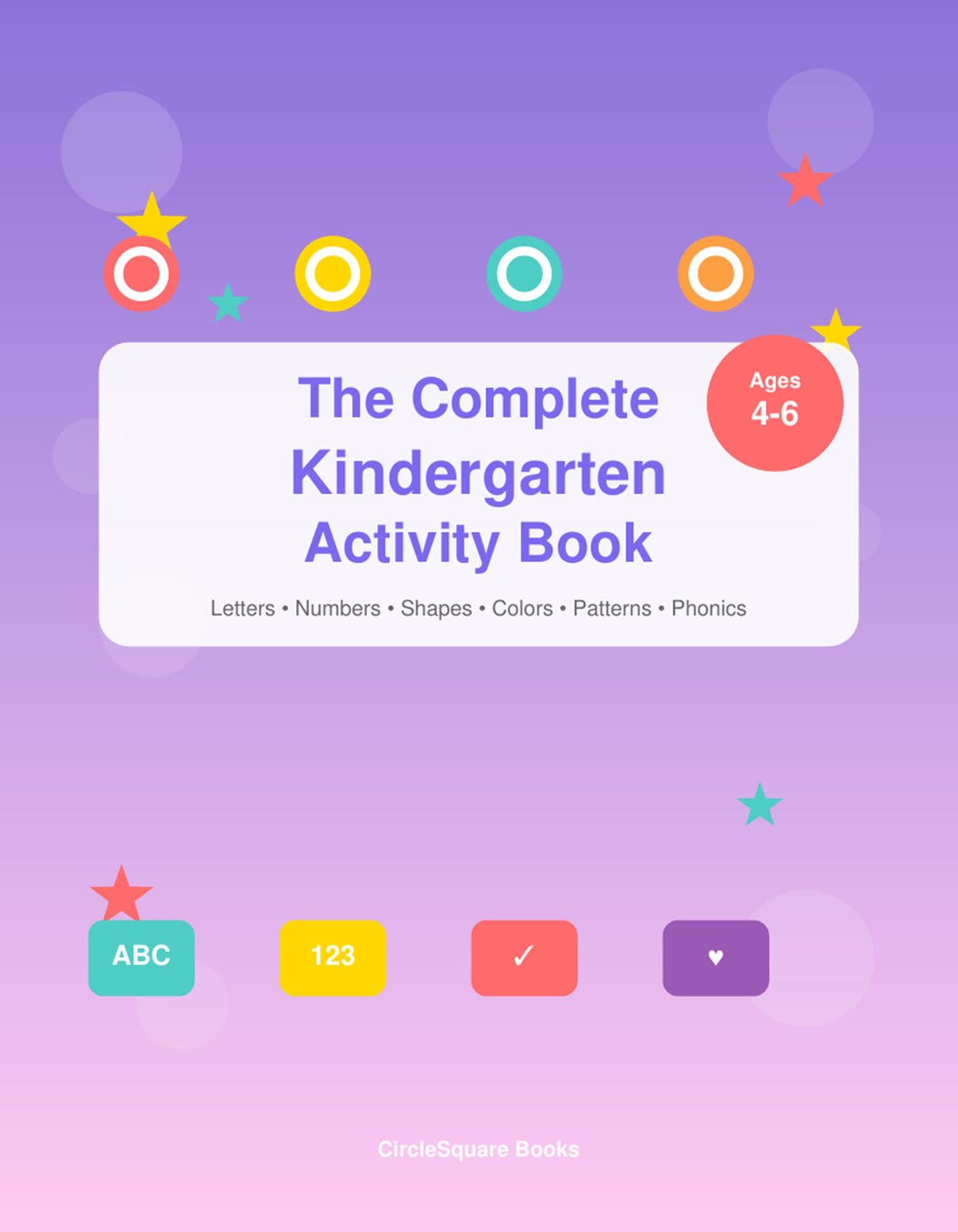 Complete Kindergarten Activity Book | 150+ Pages Paperback Workbook ...