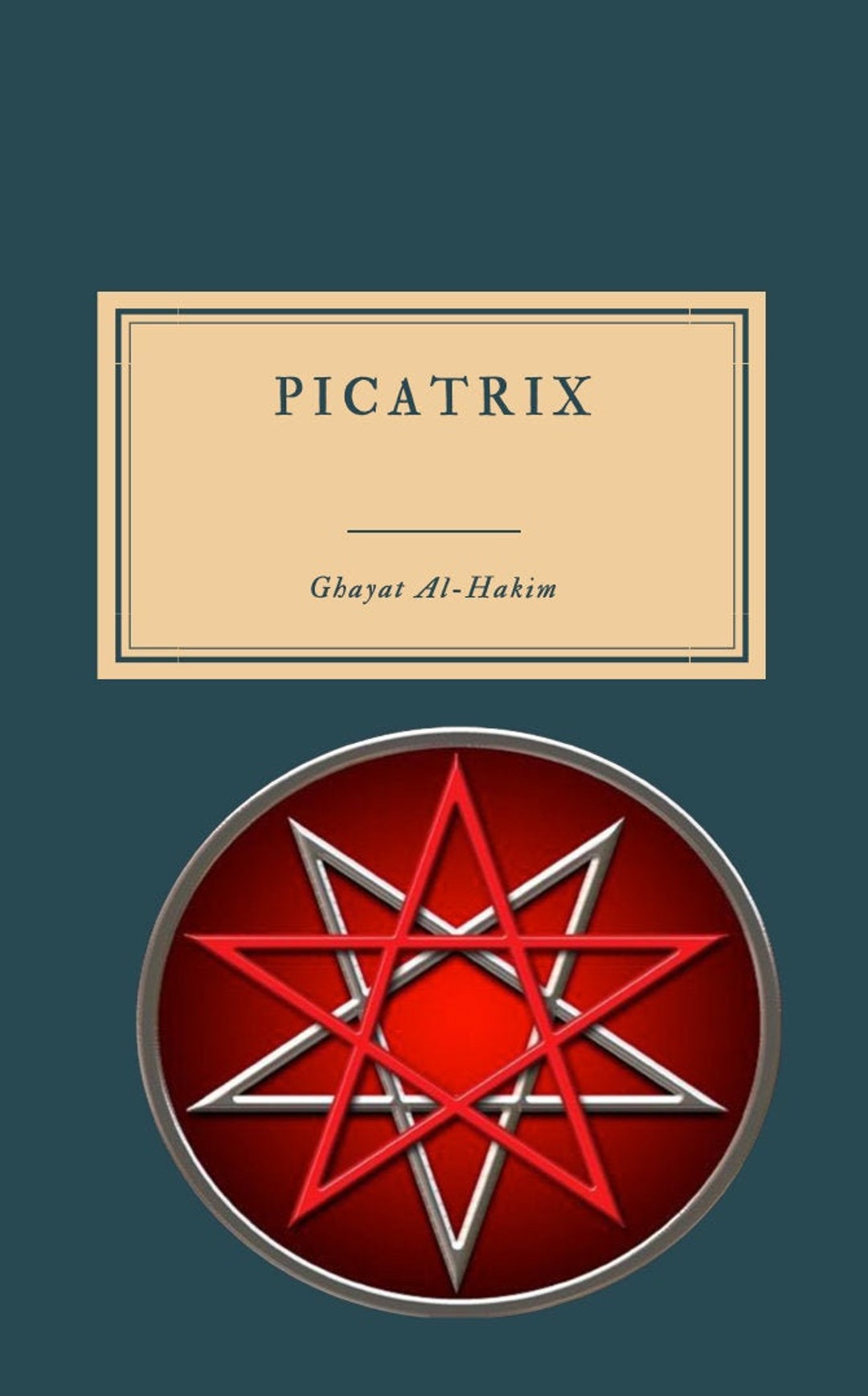 Ebook: Picatrix - Ghayat Al-hakim - 2 Books - Digital Download - Etsy