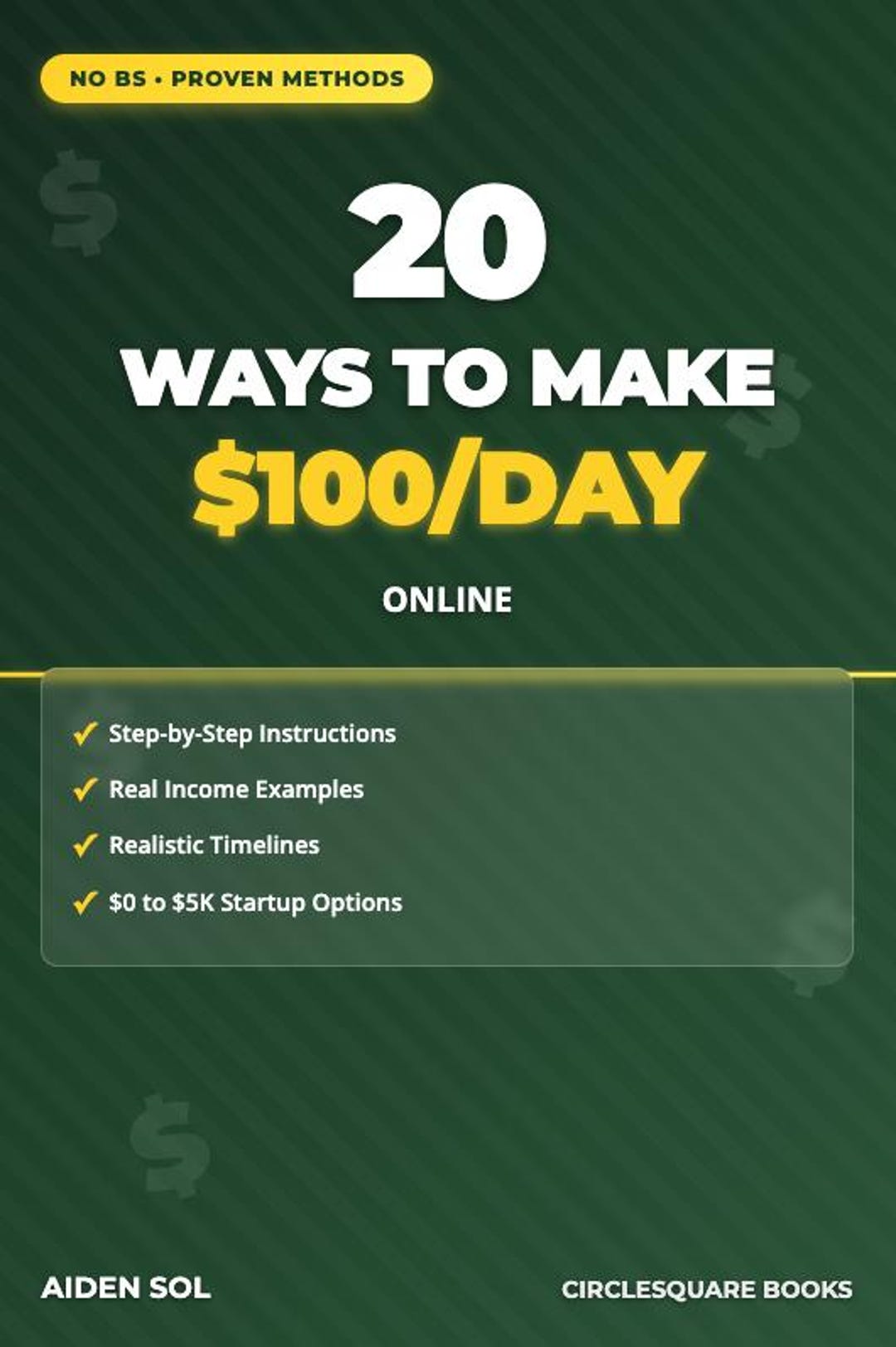 20 Ways to Make 100 per Day Online | Work From Home Ebook | Make Money ...