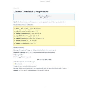 Guía De Cálculo En Español PDF Descarga | Fórmulas Cálculo 1 2 3 ...
