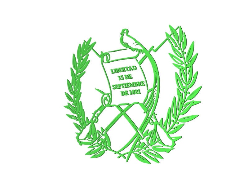 Image: Guatemala Shield High Resolution 600 Megapixels Png Jpeg 3D STL ...
