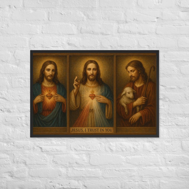 Divine Mercy Jesus Frame - Etsy