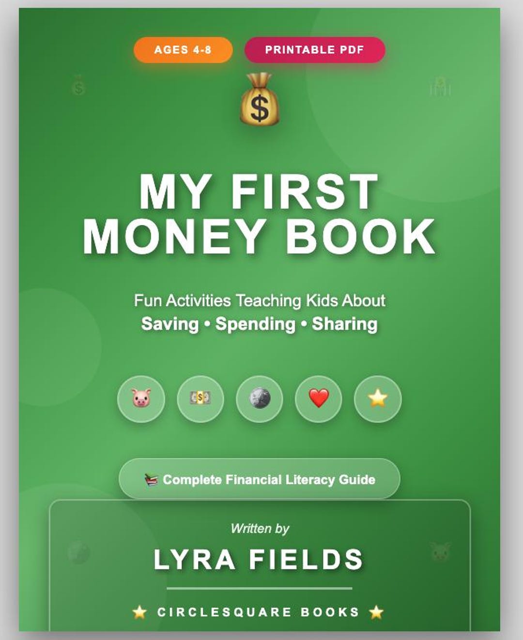 My First Money Book by Lyra Fields - Financial Literacy Activities for ...