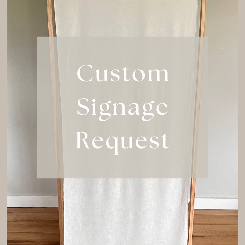 Fabric Sign - Etsy