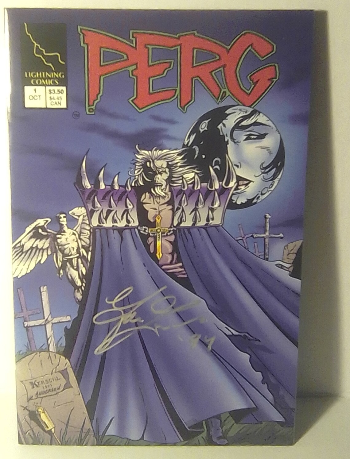Lighting Comics PERG #1 Autographed With COA and Numbered High Grade - Etsy