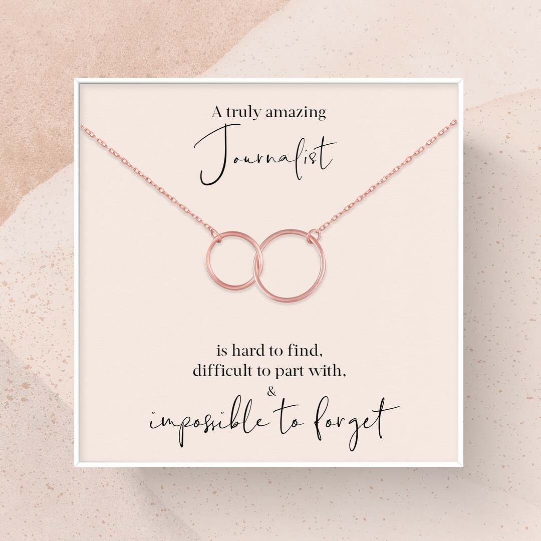 Journalist Gift Gift for Journalist Necklace A Truly Amazing Journalist ...