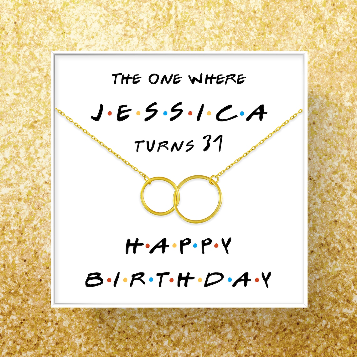 31st Birthday Gift Necklace Personalized 31st Birthday Gift - Etsy