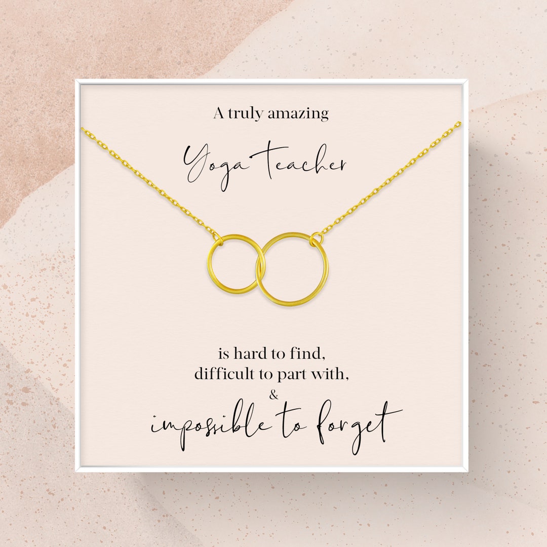 Yoga Teacher Gift | Gift for Yoga Teacher Necklace | A Truly Amazing ...