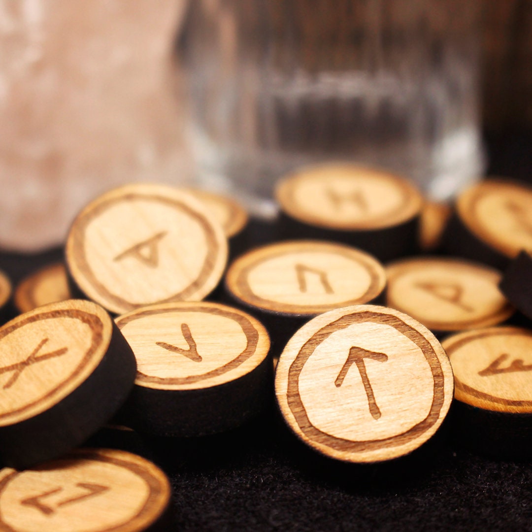 Elder Futhark Runes Light - Etsy