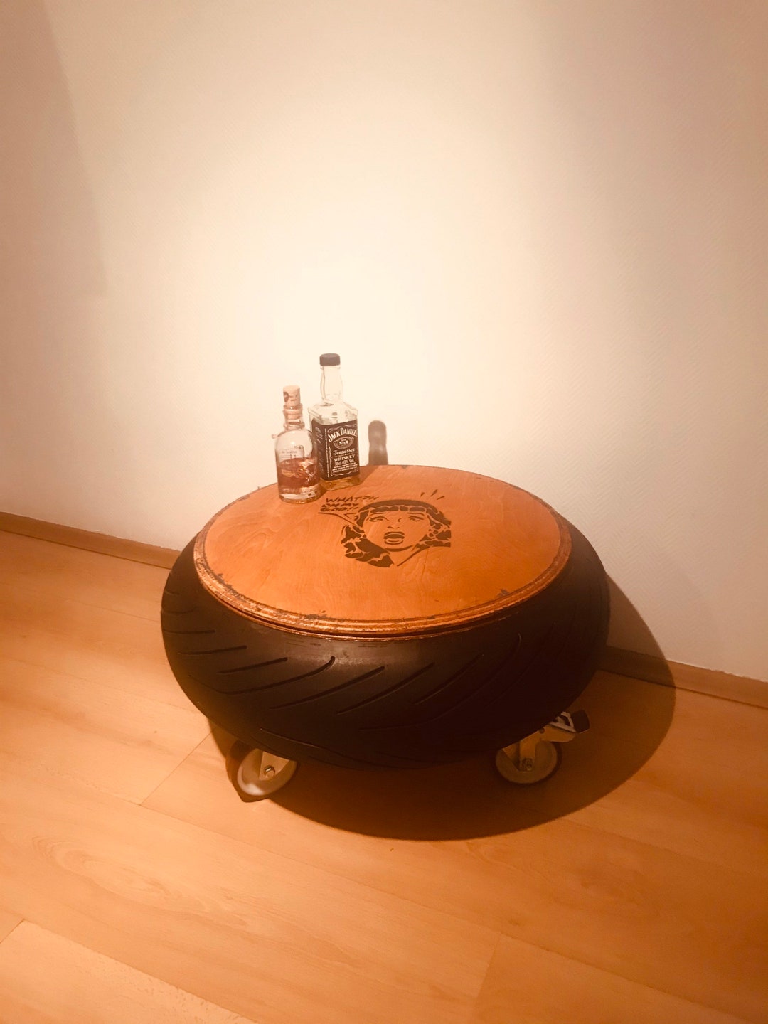 Hot Tires Coffee Table Side Table Loft Style Design Girl Oh No ...