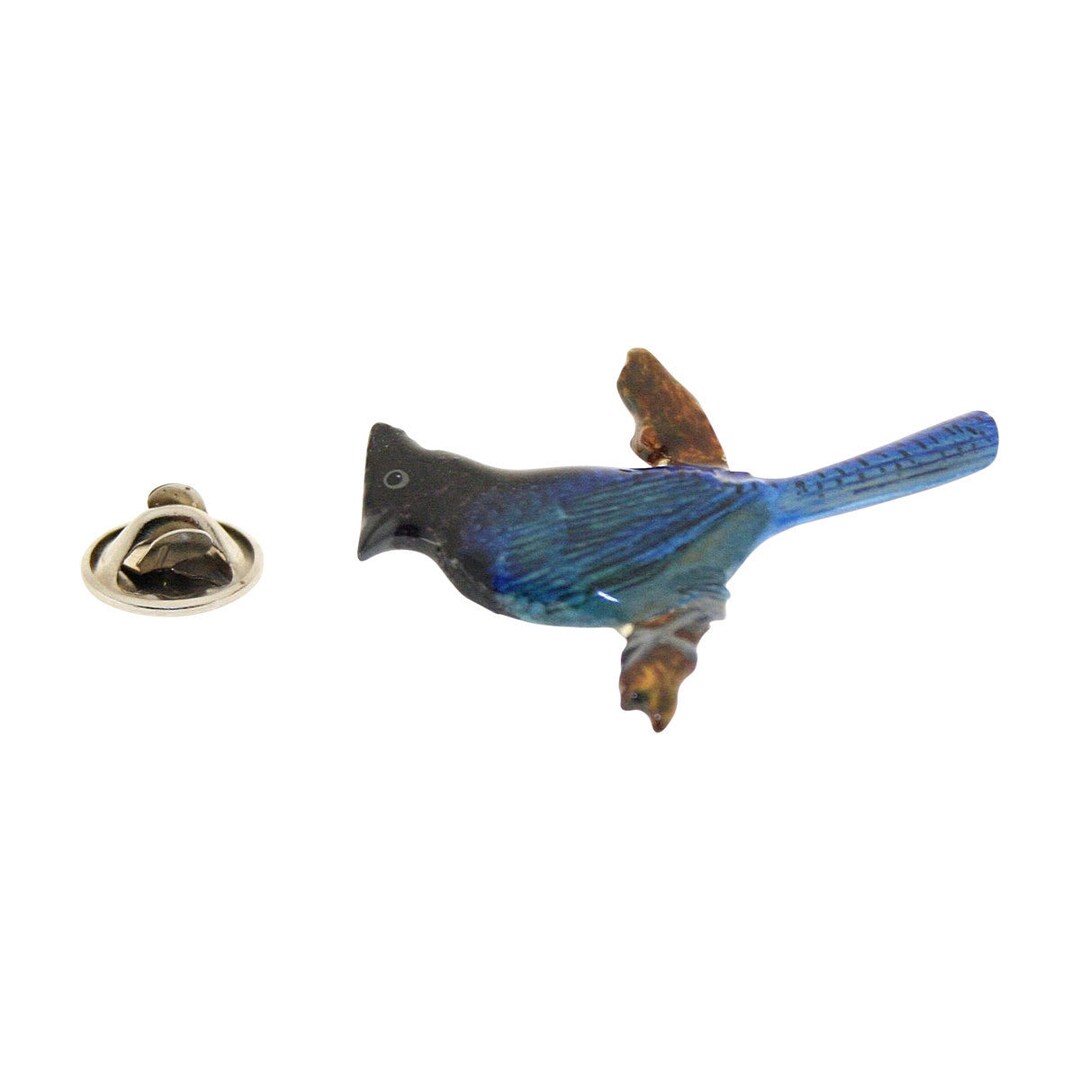 Cardinal Pin Hand Painted Lapel Pin - Etsy