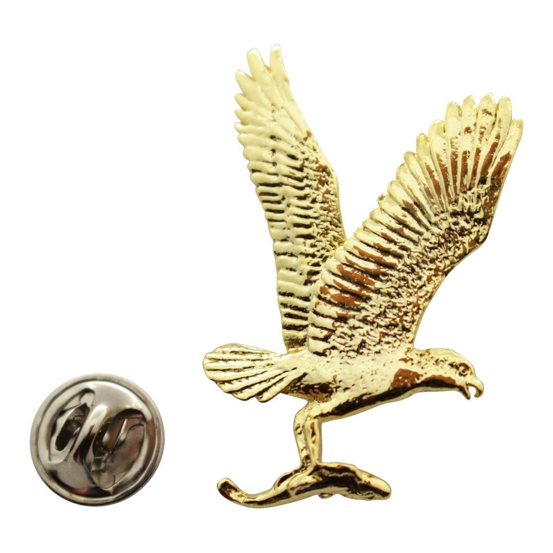Osprey Pin 24K Gold Lapel Pin - Etsy