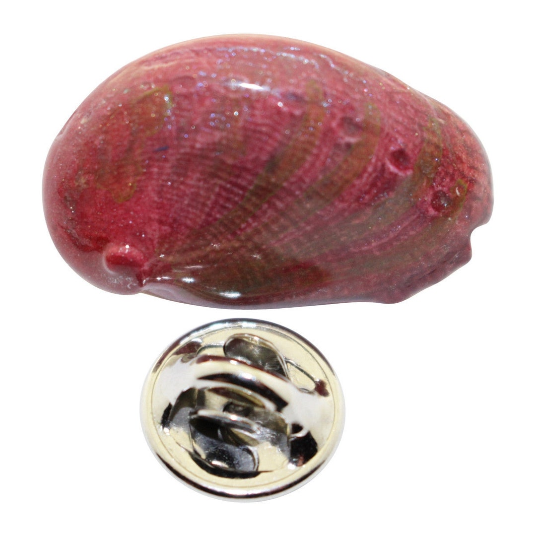 Abalone Shell Pin Hand Painted Lapel Pin - Etsy