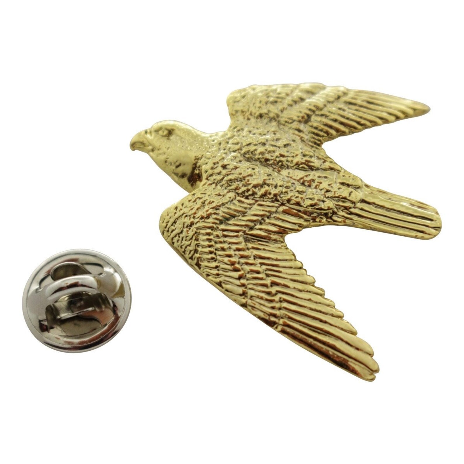Peregrine Falcon Pin ~ 24K Gold ~ Lapel Pin - Etsy