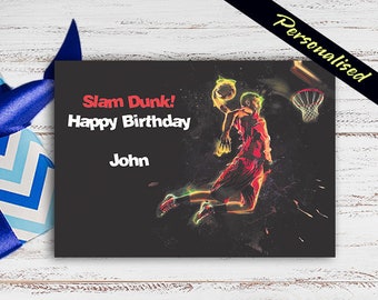 Lakers Birthday Card | Etsy