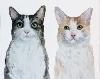 Two Dogs One Cat - Etsy