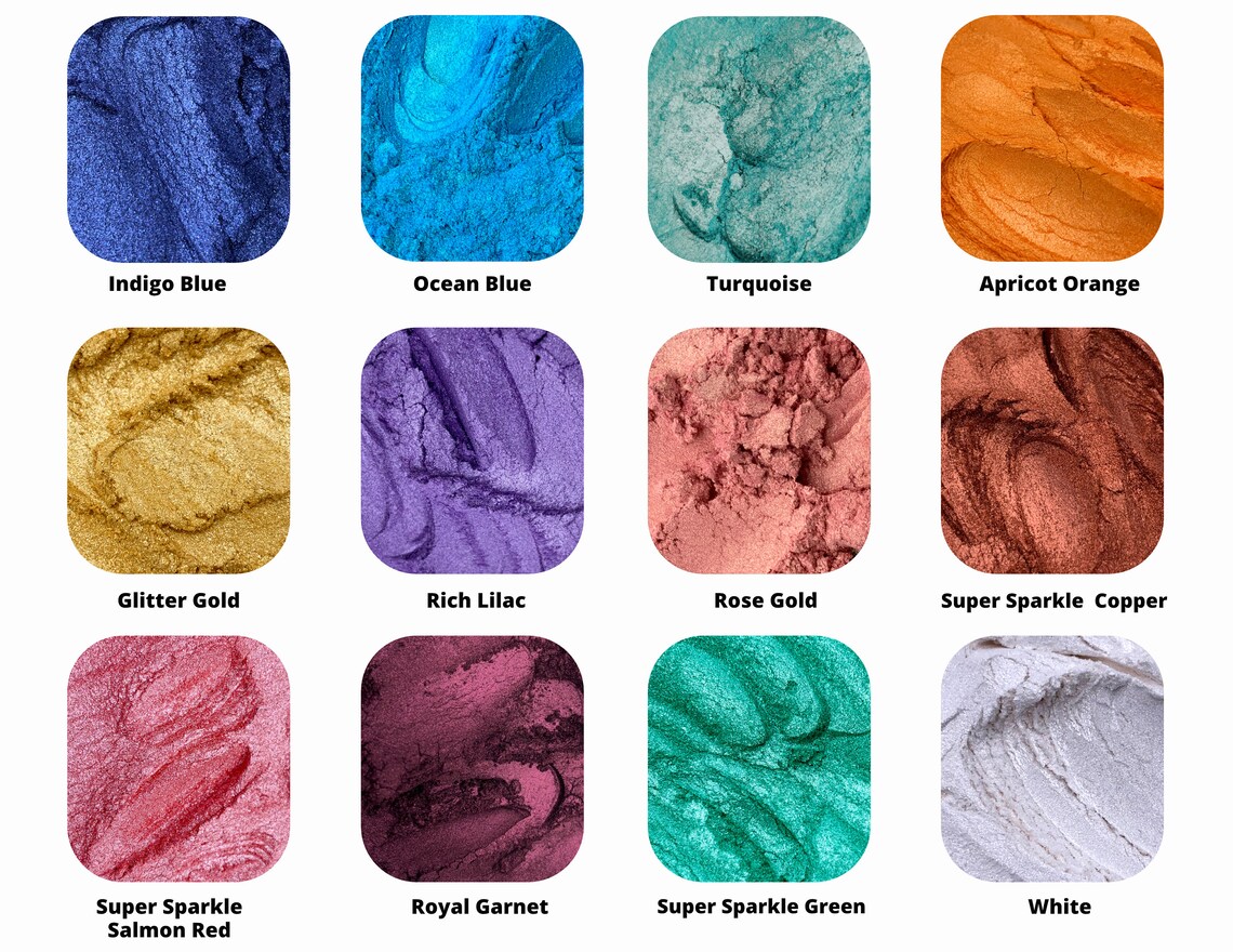 BUY 2 Get 1 FREE. Premium Metallic Pearl Shimmer Mica Pigment - Etsy India