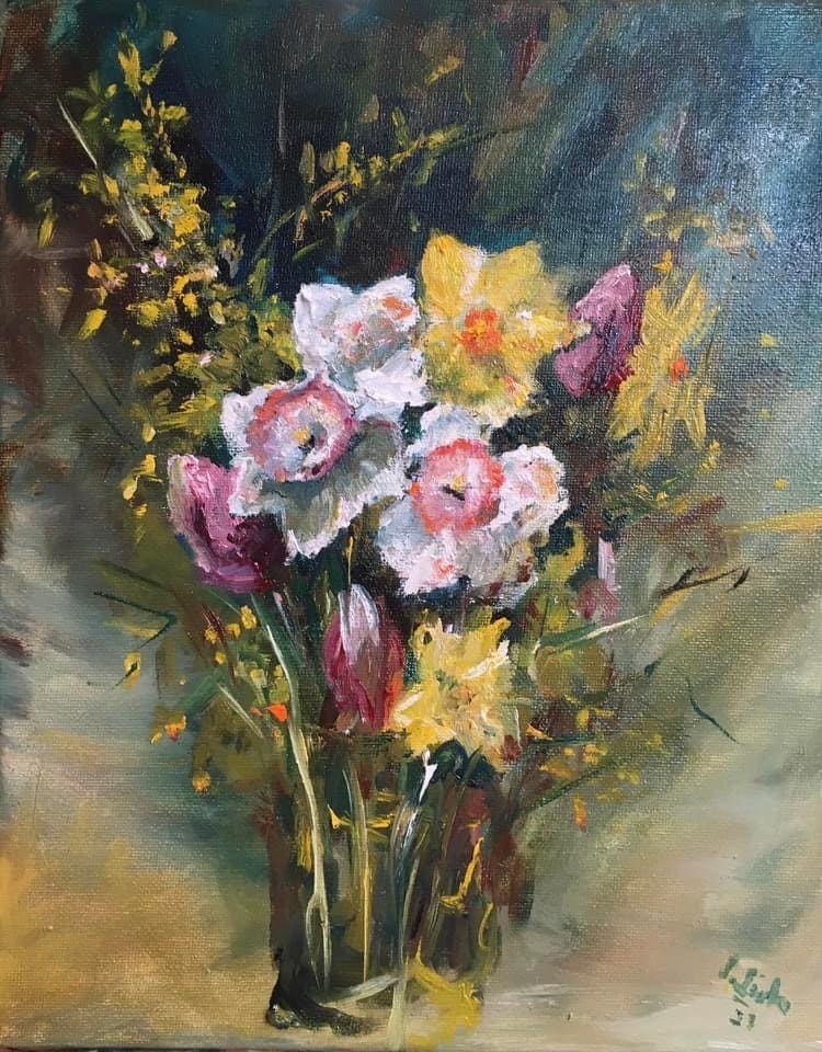 Spring Flowers Painting