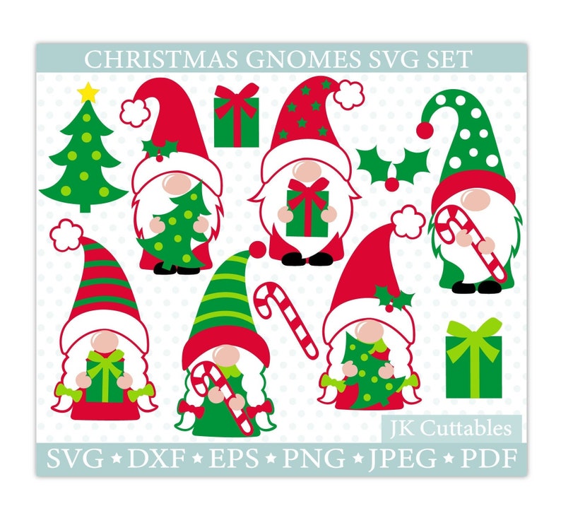 Christmas Gnome Svg, Christmas SVG, Gnome Svg, Christmas Tree Svg ...