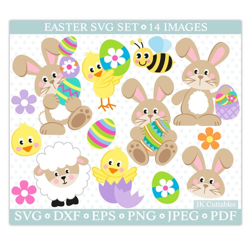 Easter Bunny SVG PNG. Easter Svg. Cricut Cut Files Layered - Etsy