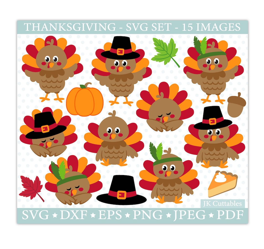 Thanksgiving SVG, Thanksgiving Turkey SVG, Fall Svg, Thanksgiving ...