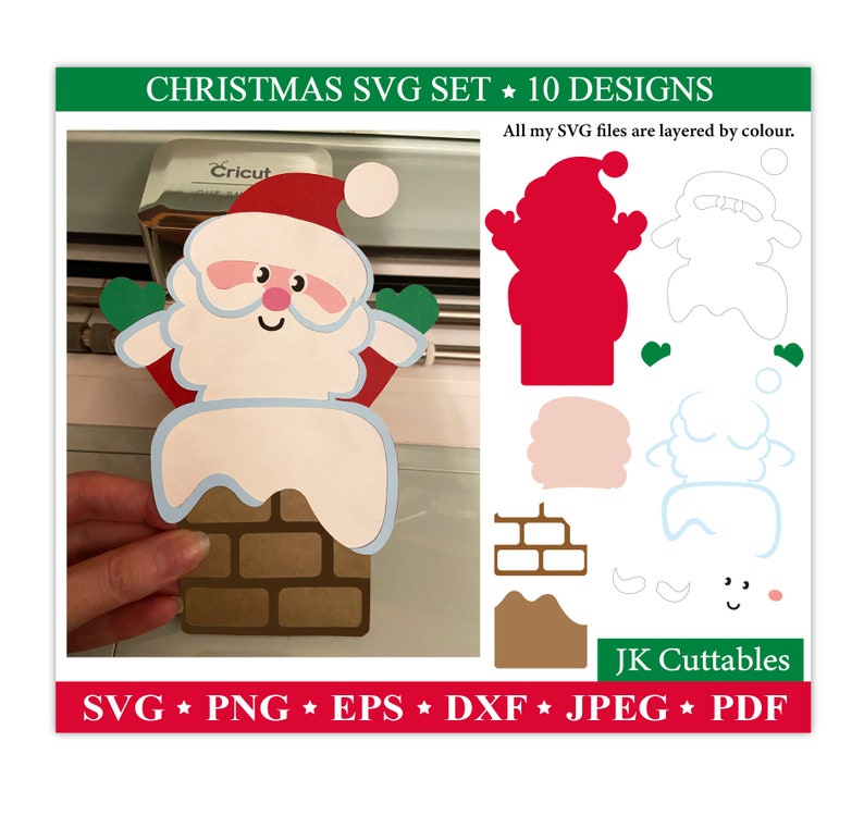 Christmas SVG Bundle Santa SVG Rudolph Svg Snowman Svg - Etsy