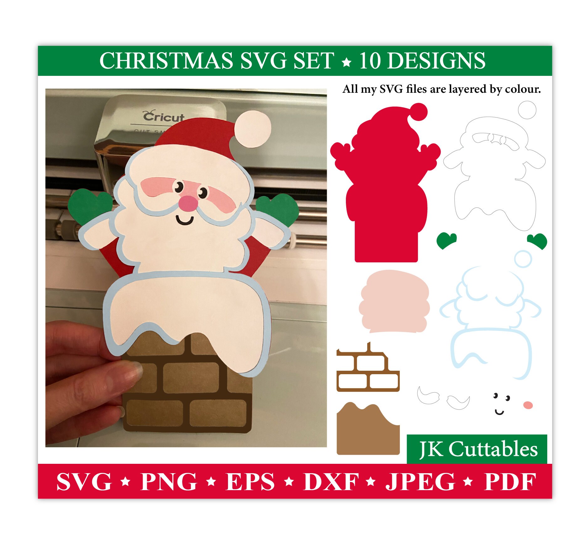 Christmas SVG Bundle Santa SVG Rudolph Svg Snowman Svg - Etsy