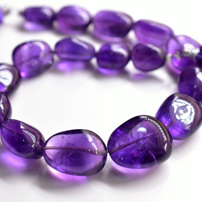 Smooth Amethyst - Etsy