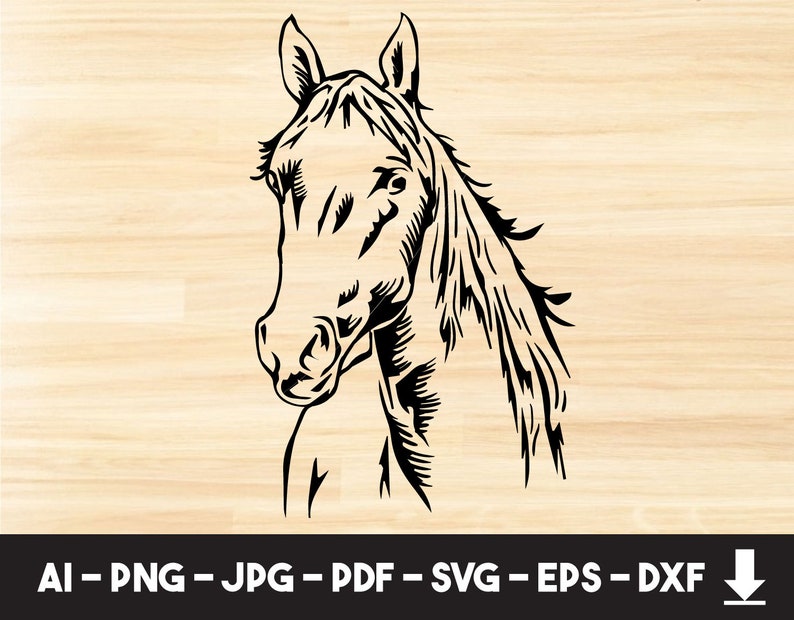 Cheval svg clipart cheval fichier coupé cheval svg amant de | Etsy