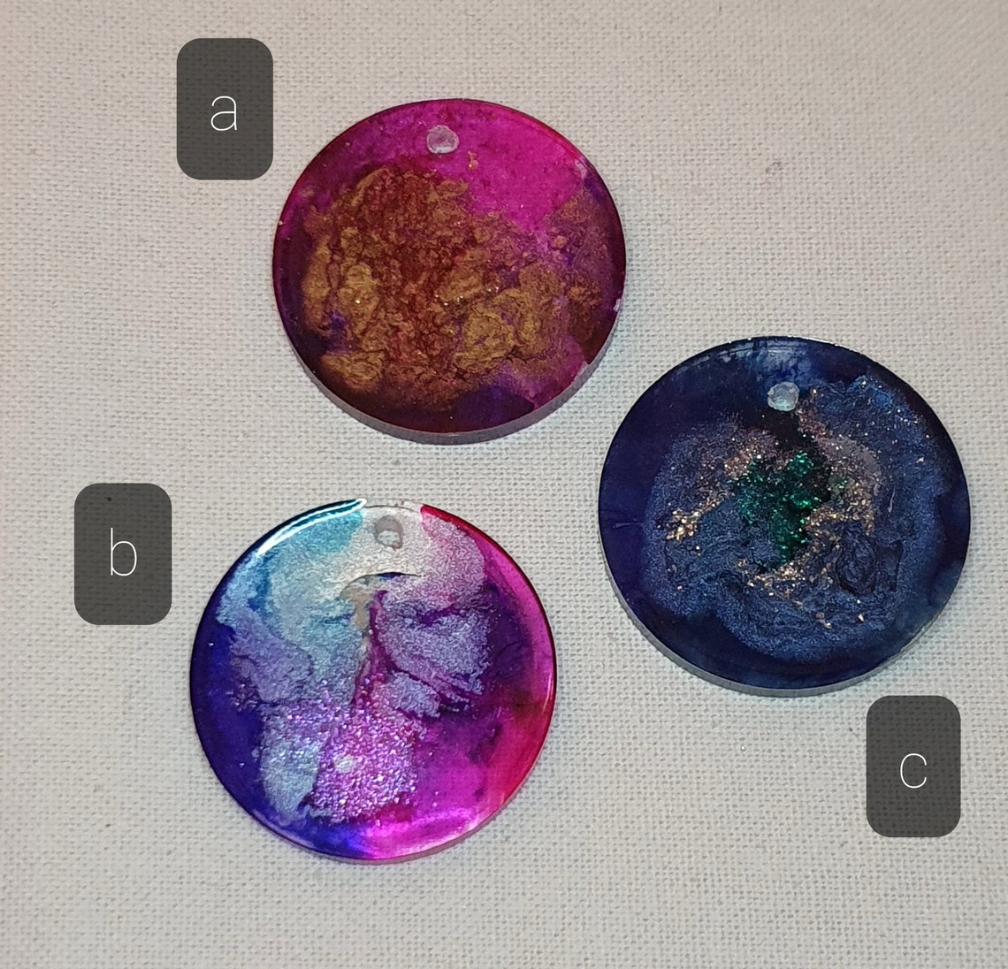 Smaller resin tags/resin tags/dog tags/ double sided pet id | Etsy