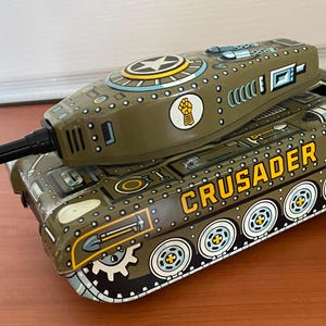 Terrific Tin Toy Tank - Etsy