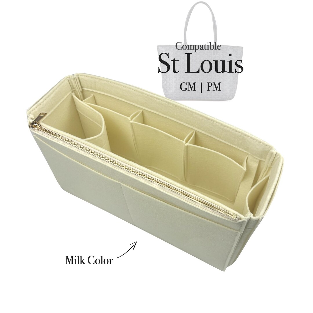 St Louis Bag Compatible, GM PM Mini Large Medium Small, Felt Bag Insert ...