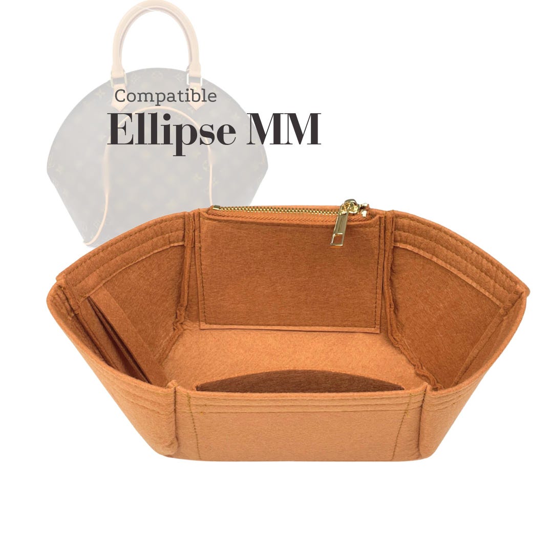 Ellipse MM Compatible, Large Medium Size Monogram, Felt Purse Bag ...