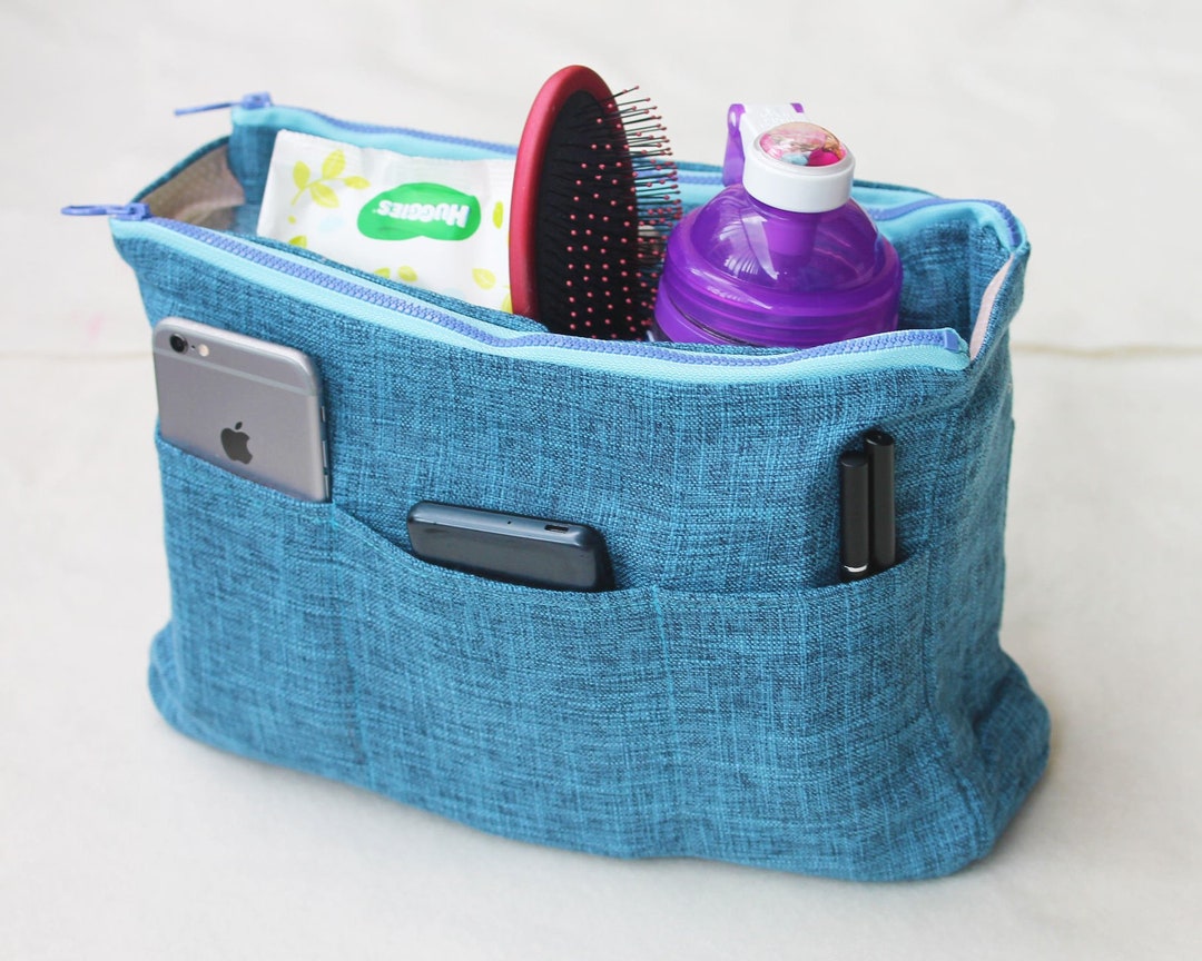 Waterproof Linen Purse Insert type BK, Soft Sturdy, Organize Designers ...