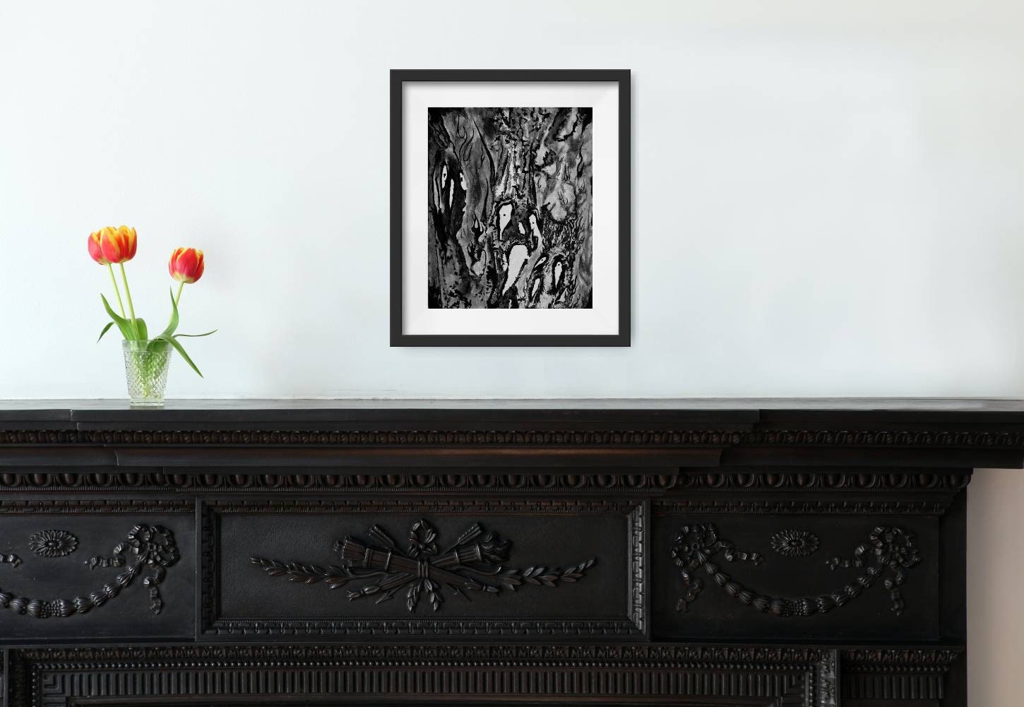 Original Abstract Painting Horror Art Gothic Art Canvas Art - Etsy