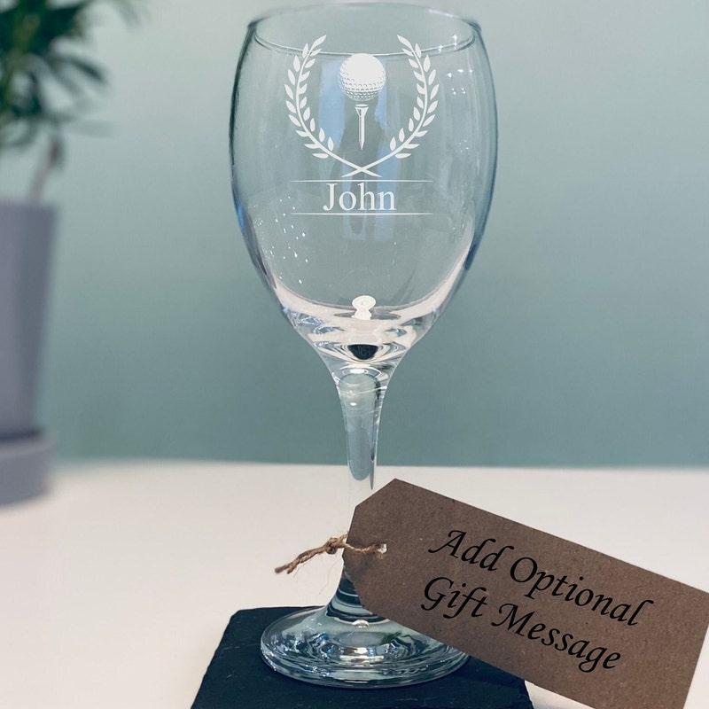 Wine Glass Charm Golf - Etsy UK