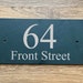 Slate House Address Plaque Machined Sign 25cmx13cm Real Engraved Slate ...