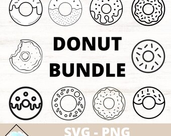 Doughnuts Clipart Black And White