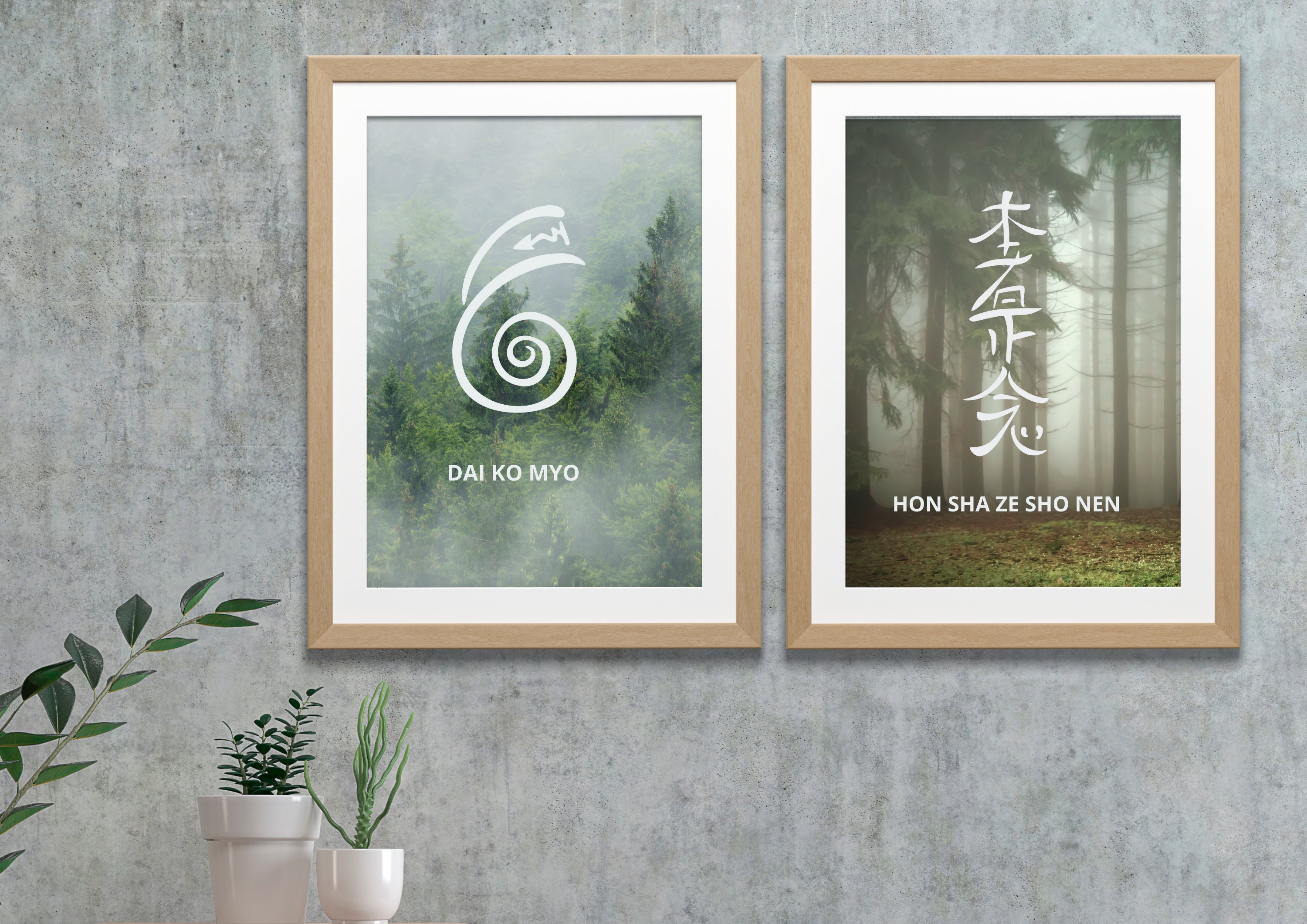 Reiki Wall Art, Printable Reiki Symbols Poster, Reiki Healing Art ...