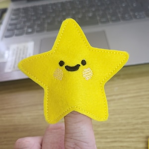 Star Finger Puppets, Smiling Star, Finger Puppet, - Etsy UK