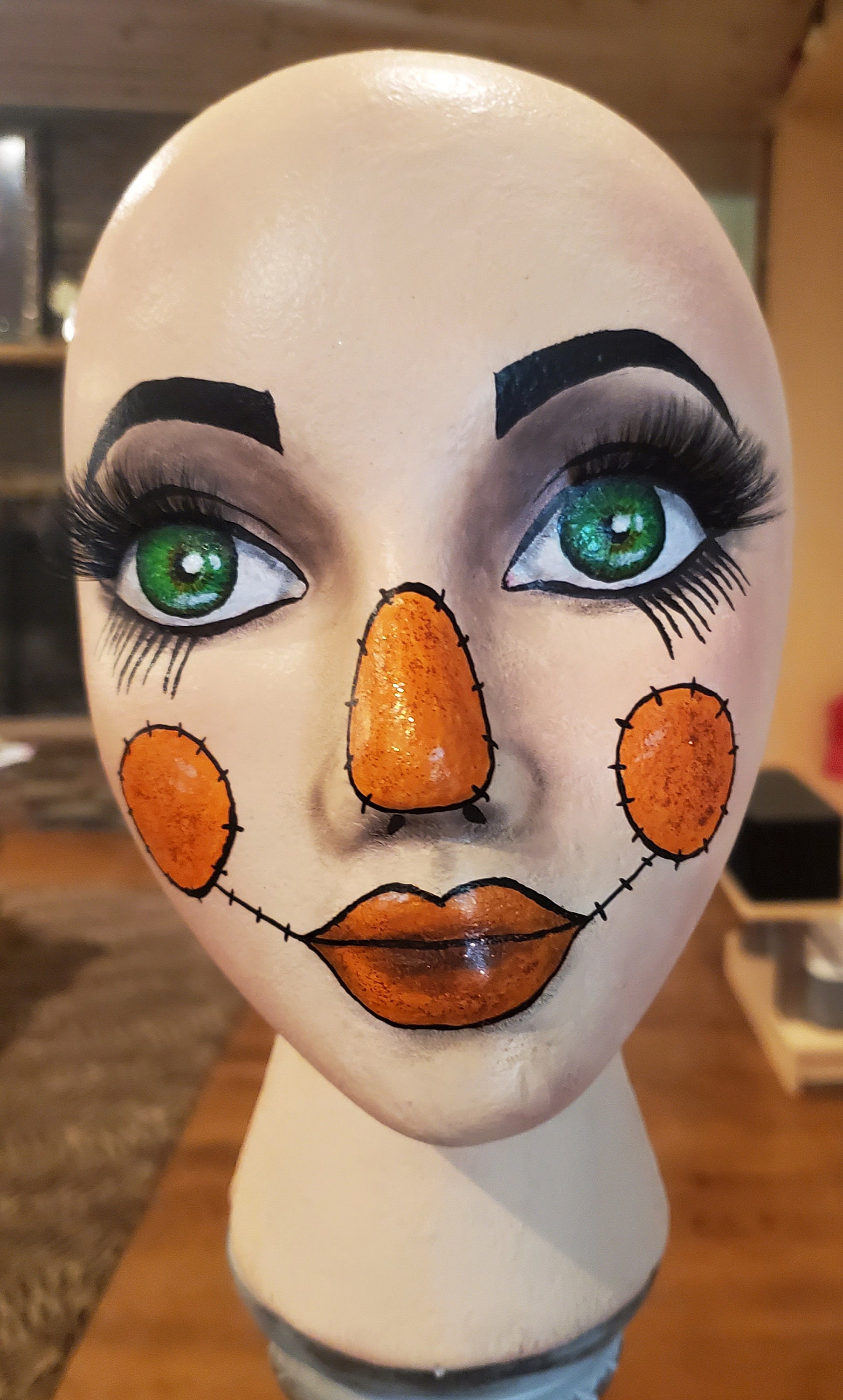 Hand Painted Mannequin Heads - Etsy