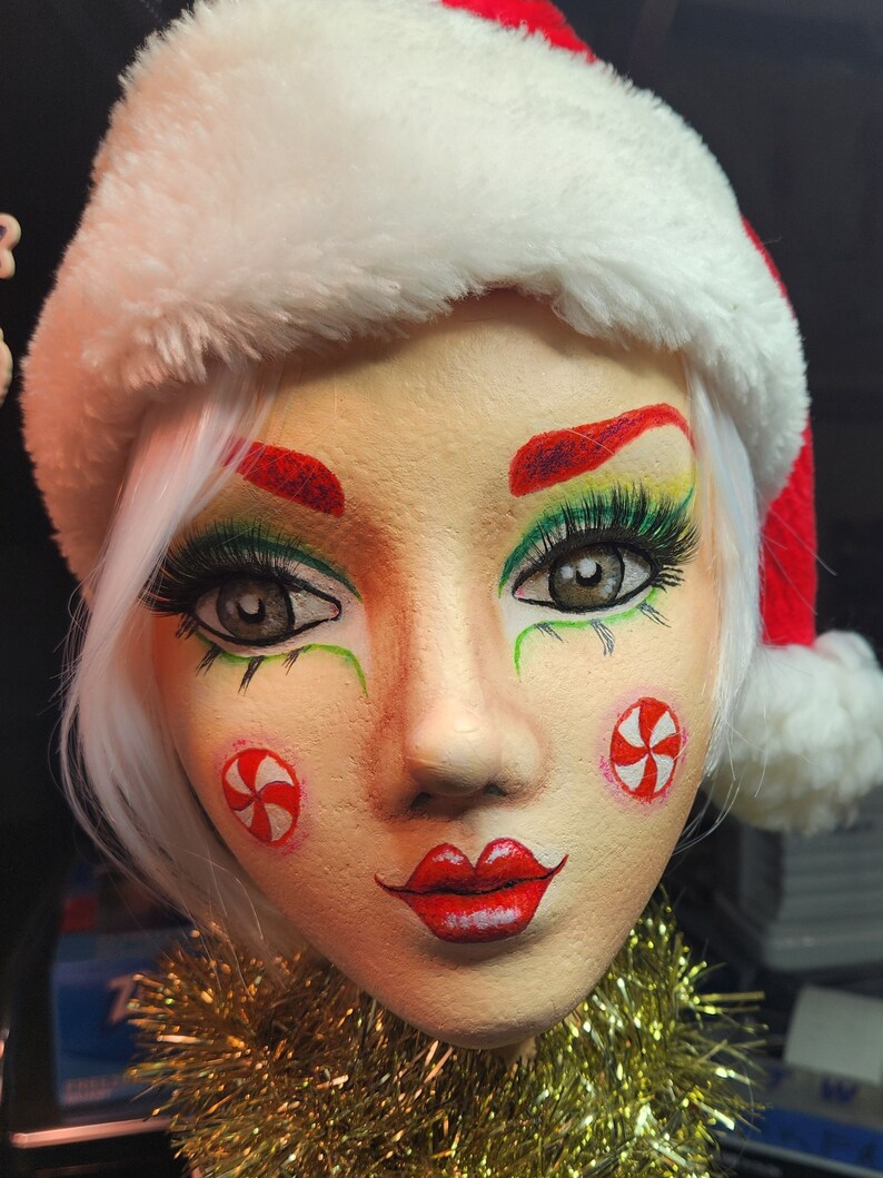 Hand Painted Mannequin Heads - Etsy