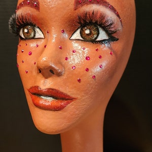 Hand Painted Mannequin Heads - Etsy