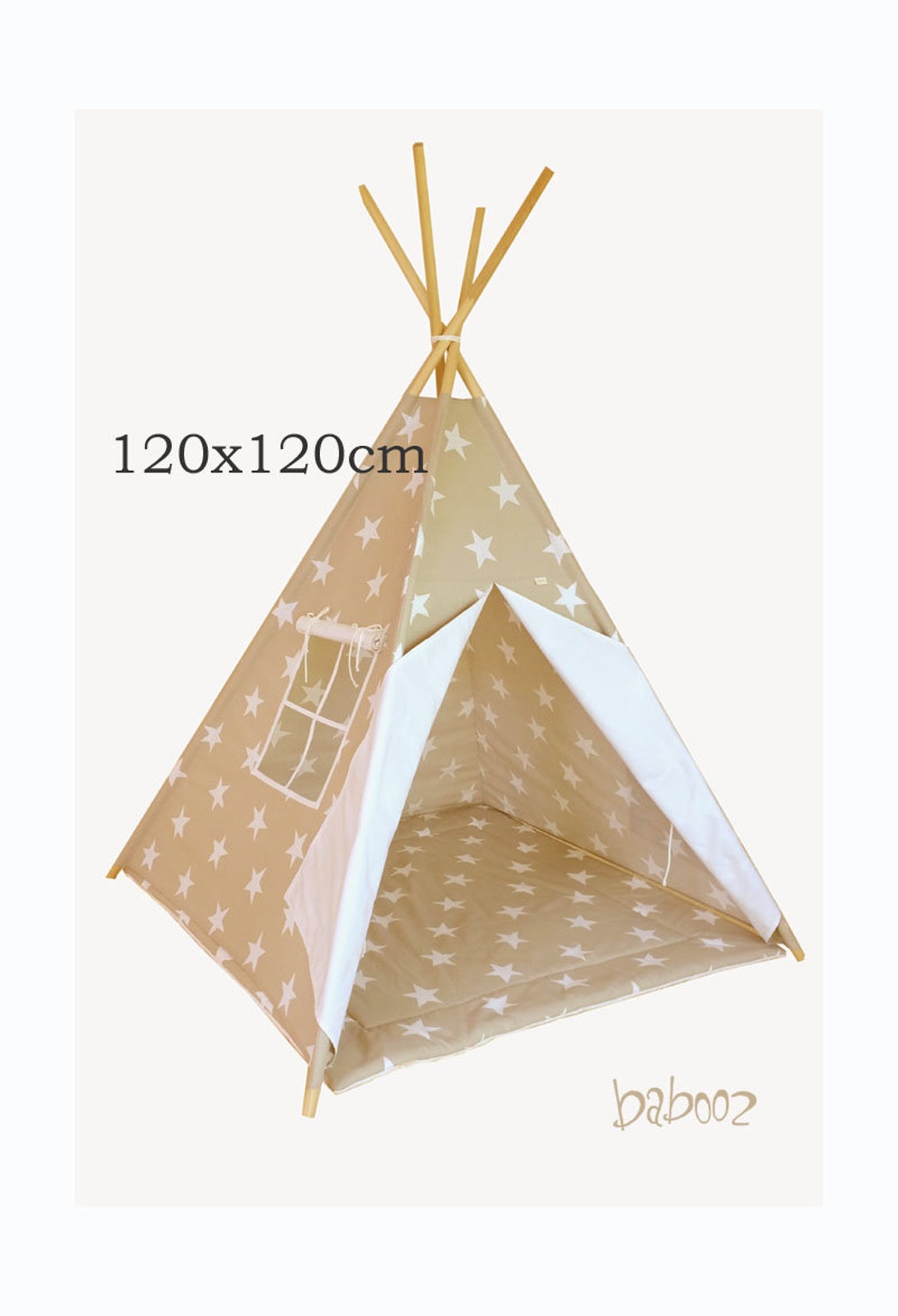 Tipi With Window Ceiling 120x120 - Etsy