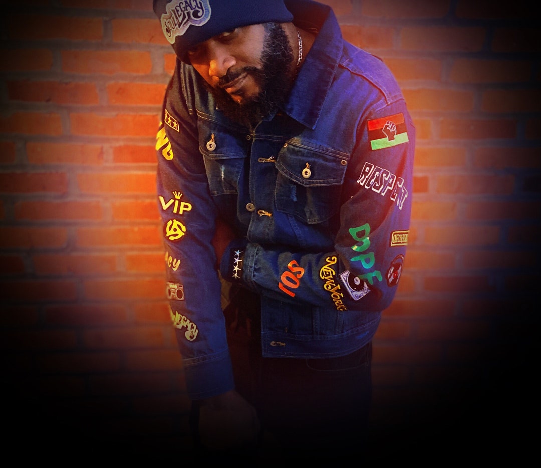 Mens Custom Patch NYC Denim Jacket - Etsy